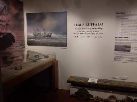 New HMS Buffalo Exhibit | Mercury Bay Museum